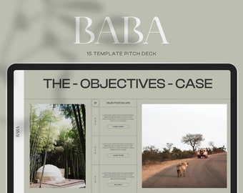 Pitch Deck Premium Template - Etsy