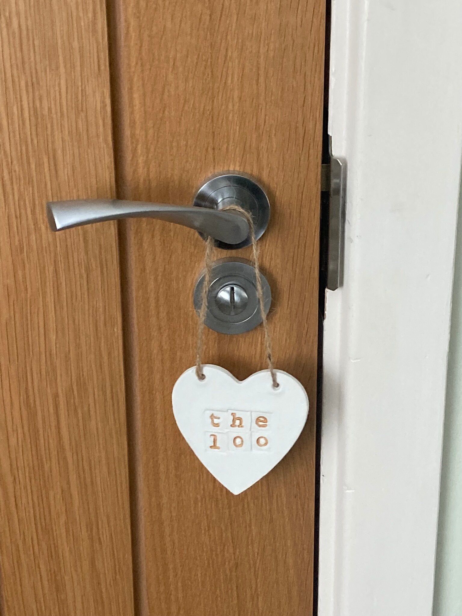 The Loo Door Hanger Room Sign Scandi Style - Etsy