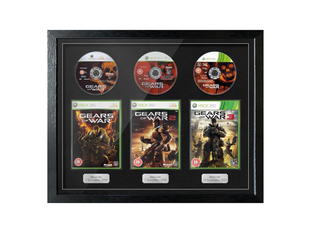The Gears of War Trilogy (xbox) Exhibition Range Frame - Etsy