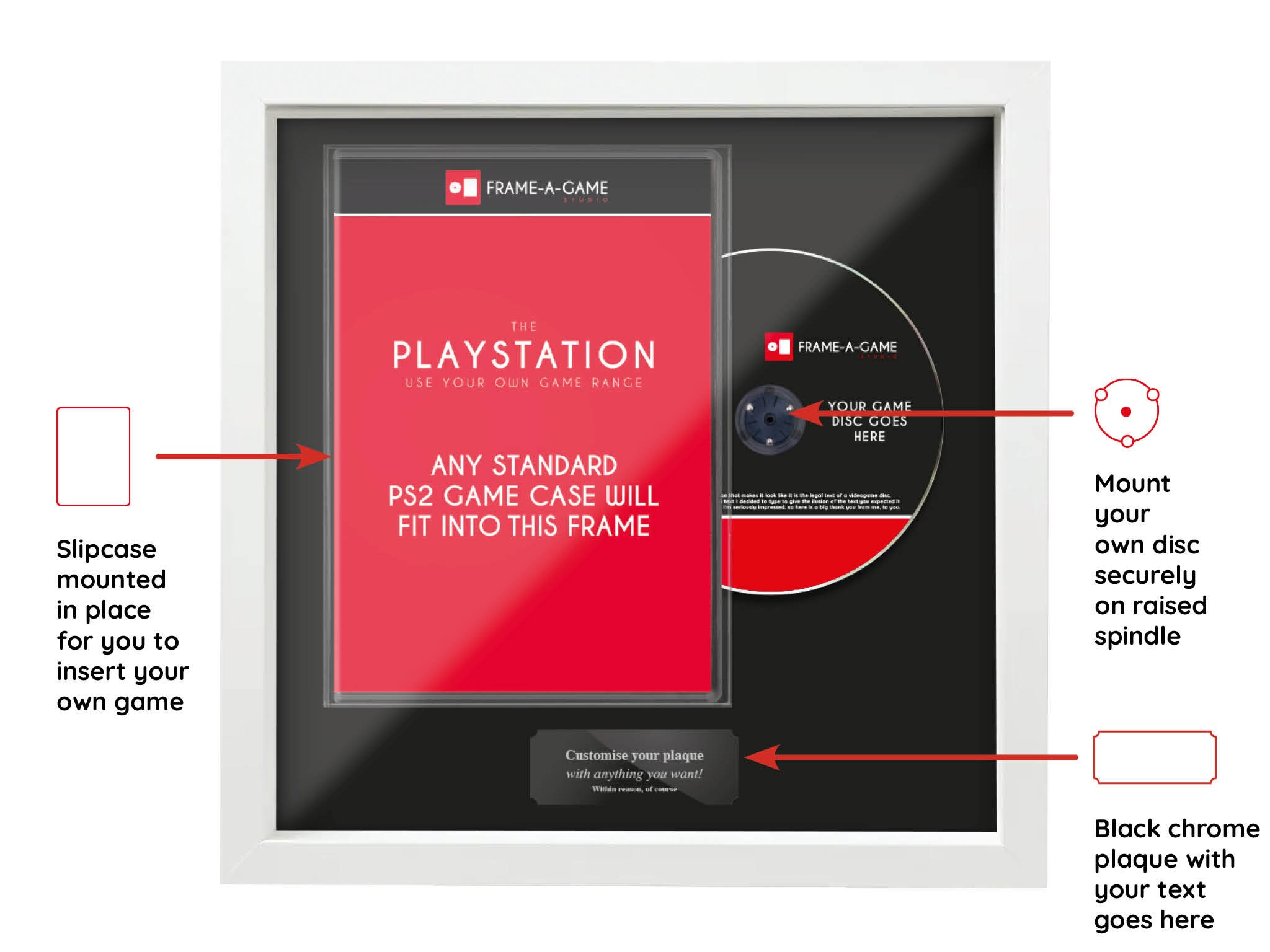 Use Your Own Game PS2 Combined Range Frame - Etsy UK