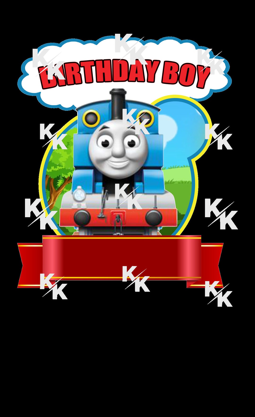 THOMAS THE TRAIN No Number, Digital Download, Png, Sublimation - Etsy