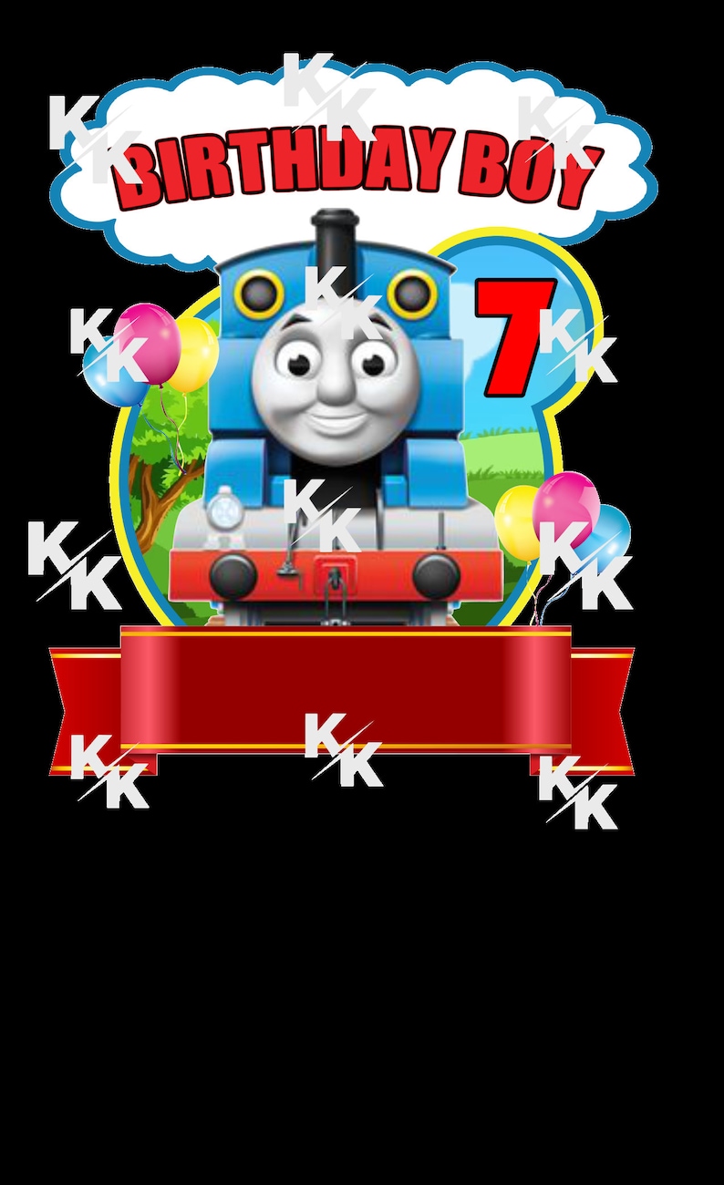 Thomas the Train 7, Digital Download, Dtf, Sublimation - Etsy