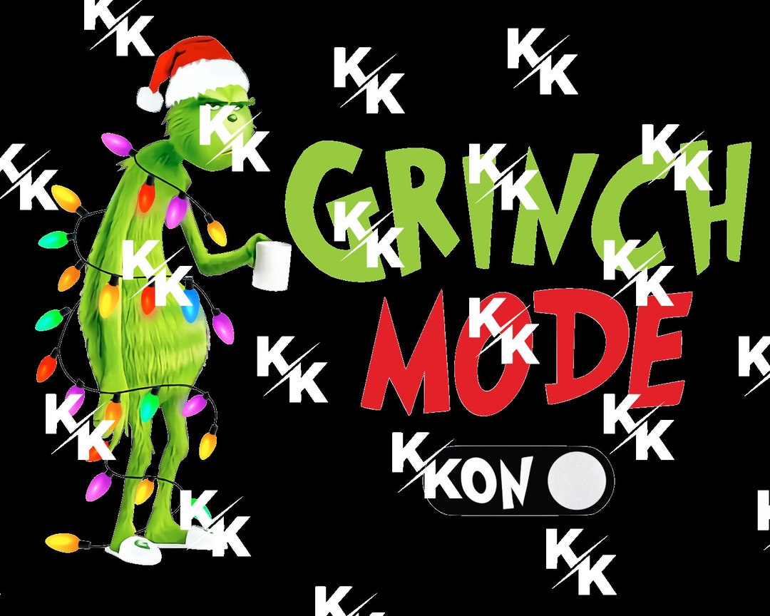 Grinch Mode on Png Transparent Background - Etsy