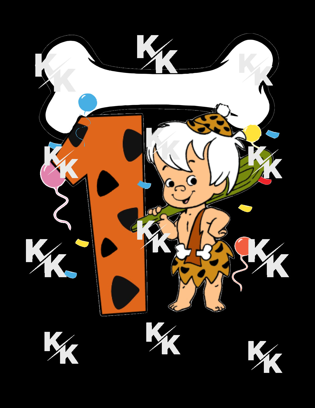 Bambam 1st Birthday No Words Png Digital Download🙂 Jogue Black Jack