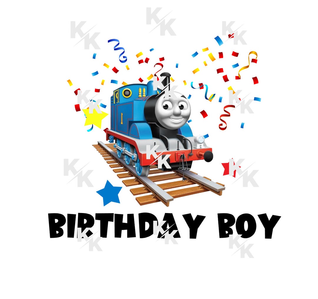 THOMAS THE TRAIN No Number Wording on the Bottom Png, Sublimation and ...