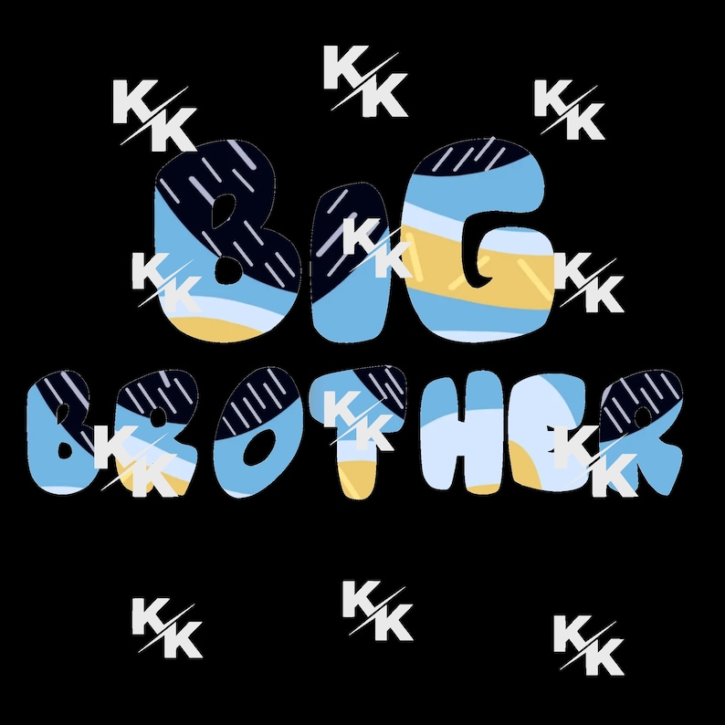 BLUE Dog BIG BROTHER Digital Download, Png - Etsy