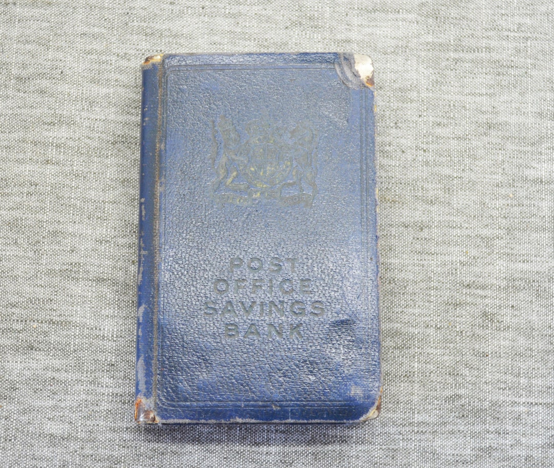 Vintage Savings Bank Post Office - Etsy