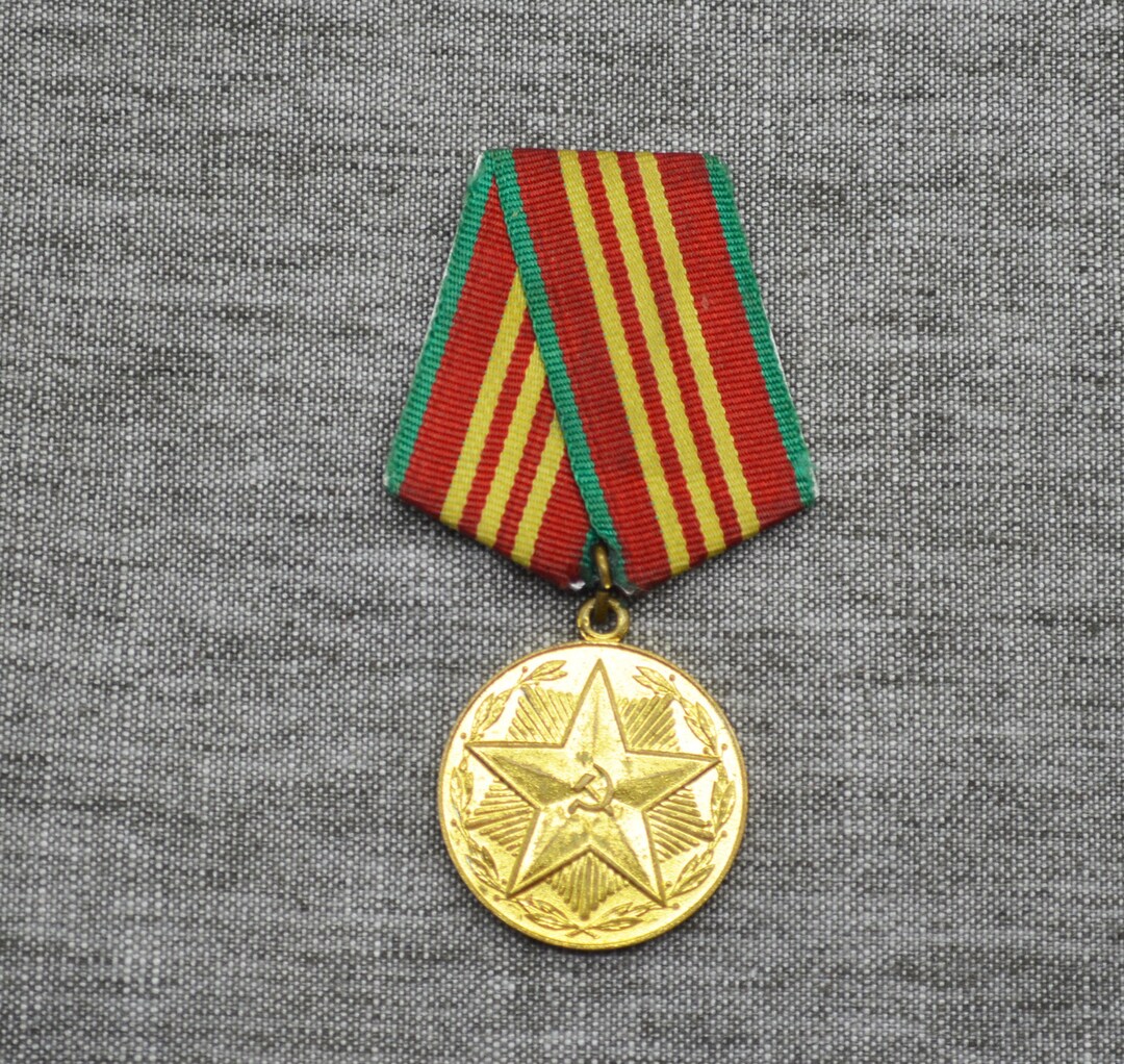 Medal for 10 Years of Service in the USSR Army - Etsy