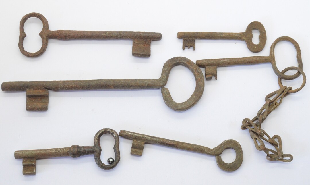 Vintage Antique Keys Big Set - Etsy