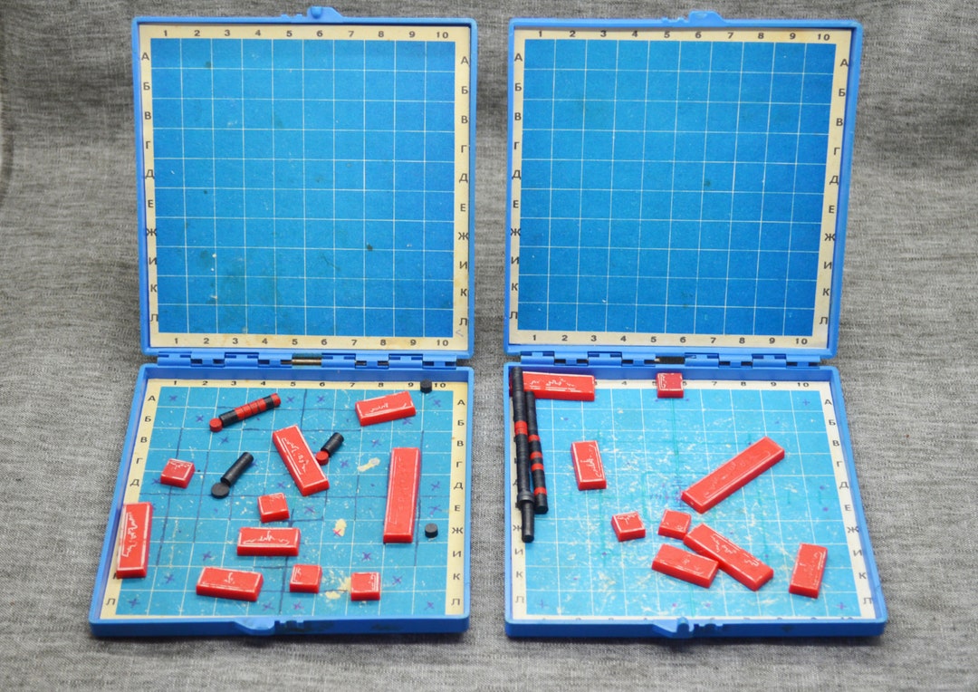 Vintage Game Sea Battle - Etsy