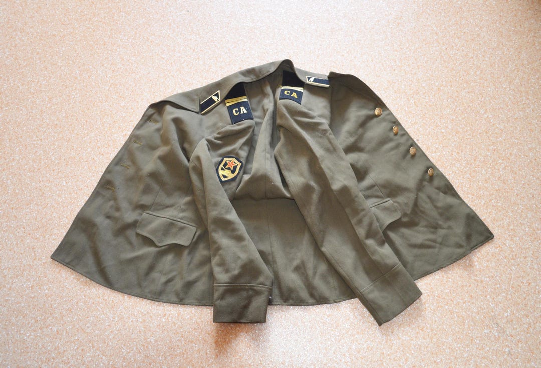Ussr Communist USSR Soldier's Jacket, Tank Driver's Uniform - Etsy