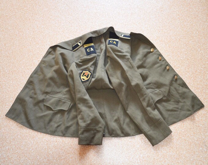 Ussr Communist USSR Soldier's Jacket, Tank Driver's Uniform - Etsy
