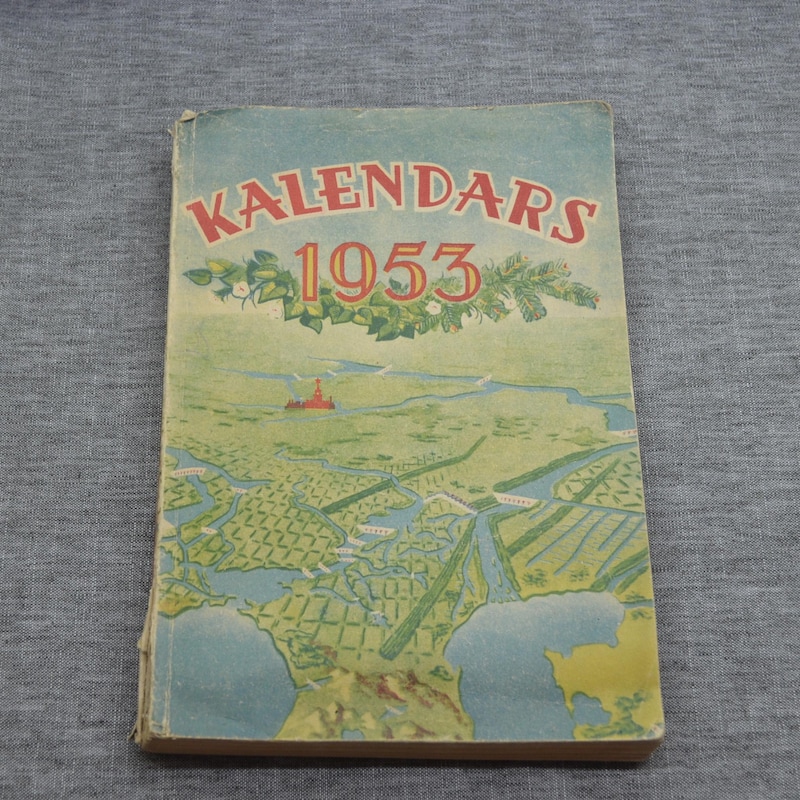Vintage Calendar 1953 - Etsy
