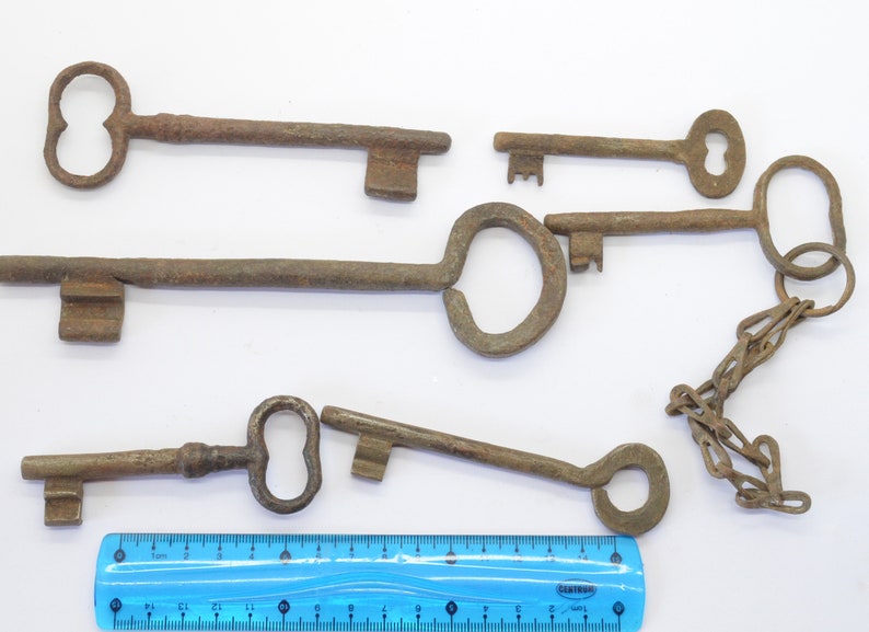 Vintage Antique Keys Big Set - Etsy