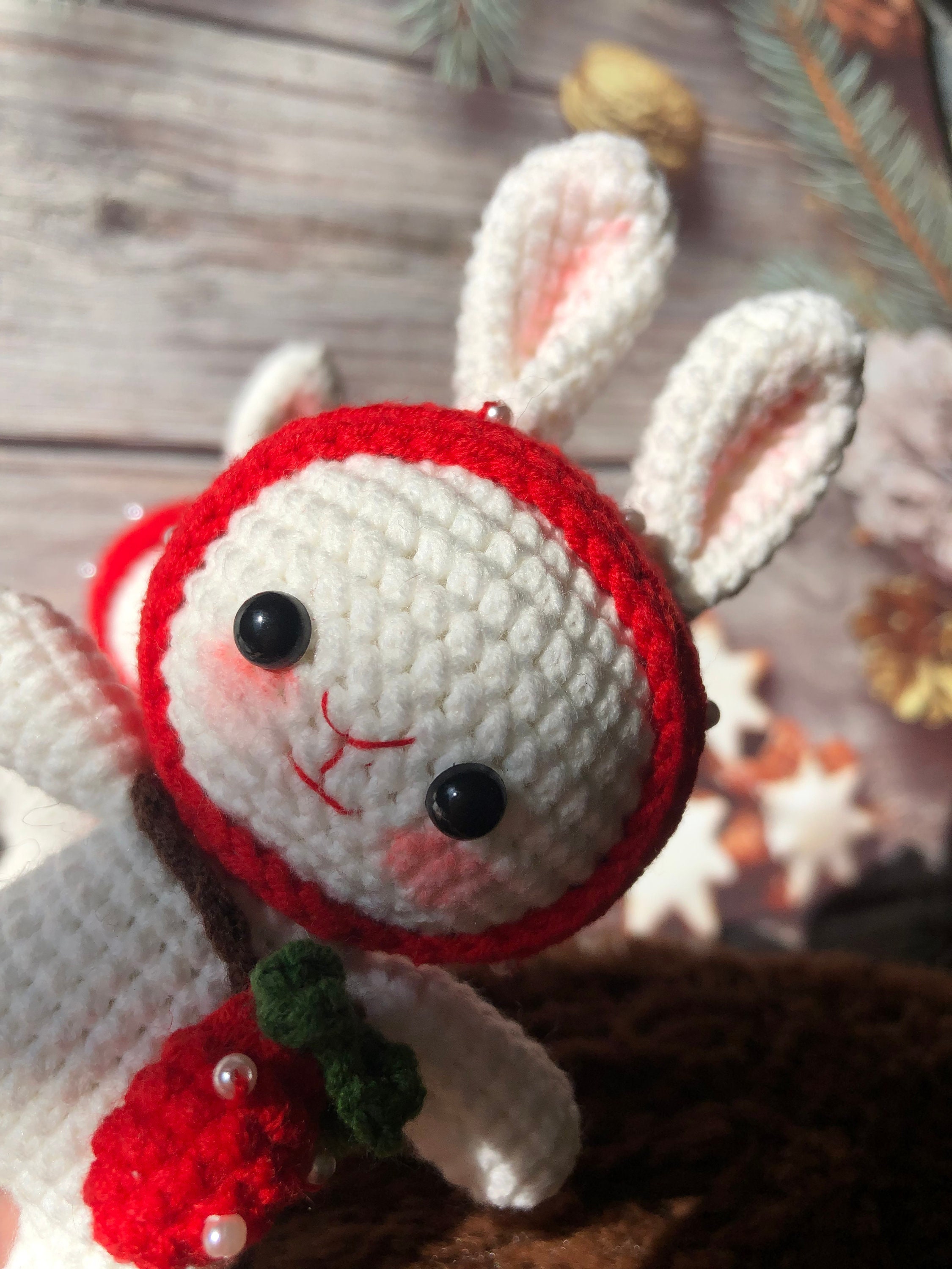 Crochet Bunny Keychain, Crochet Rabbit, FINISHED, NOT Pattern, Knitted ...