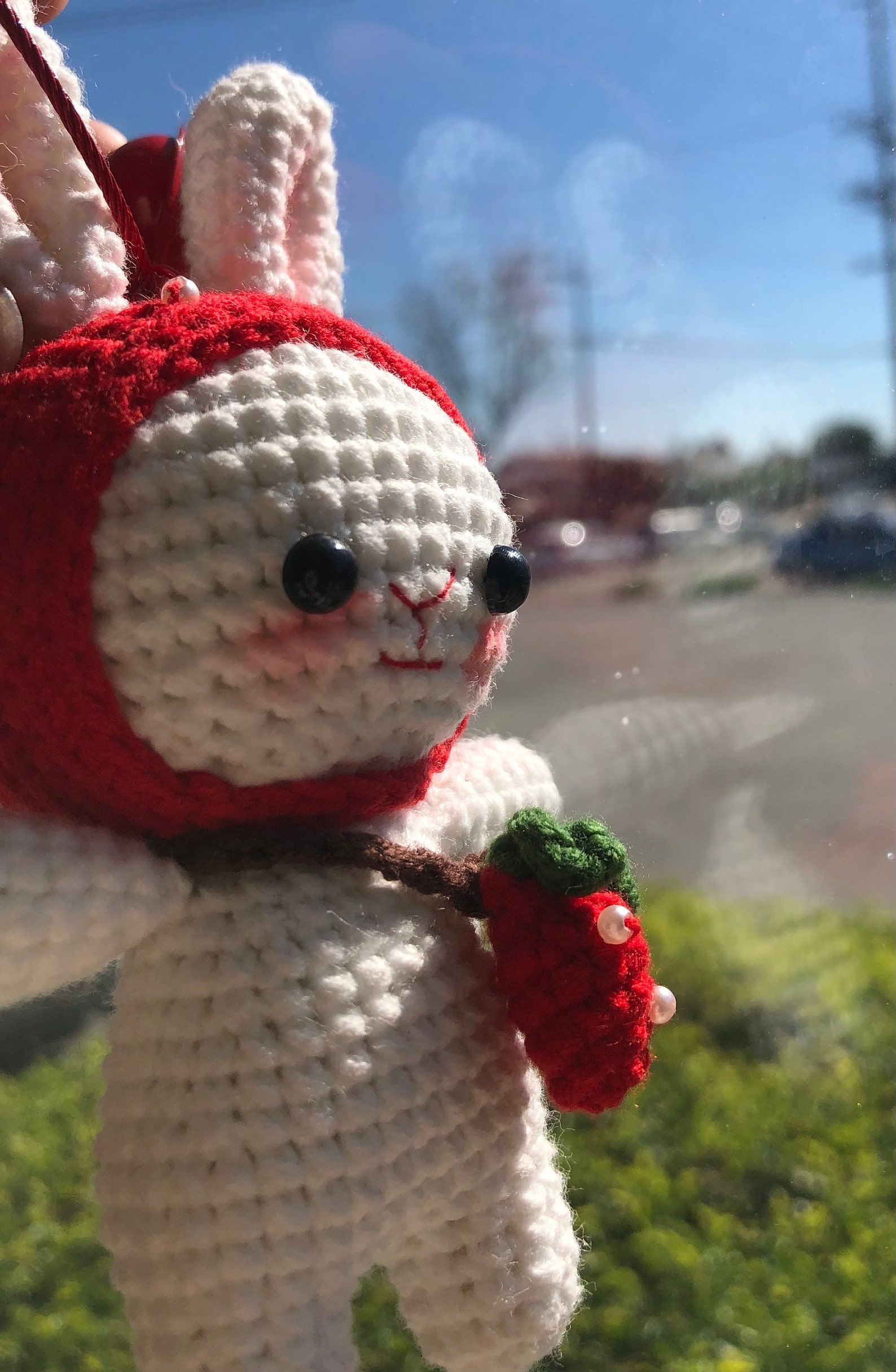 Crochet Bunny Keychain, Crochet Rabbit, FINISHED, NOT Pattern, Knitted ...