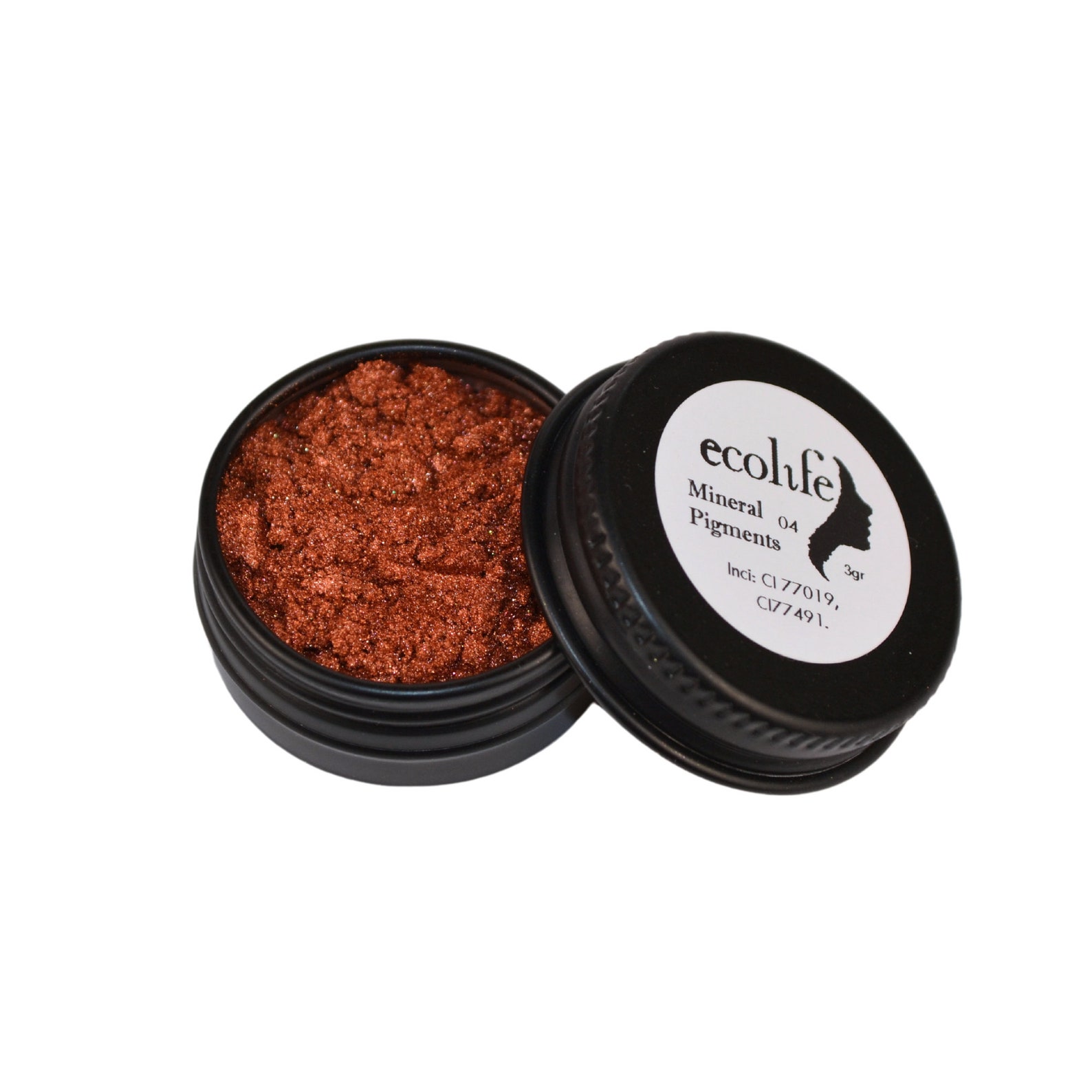 Mineral Eyeshadow Loose Dusting Powder Makeup Made in Italy - Ecolife ...