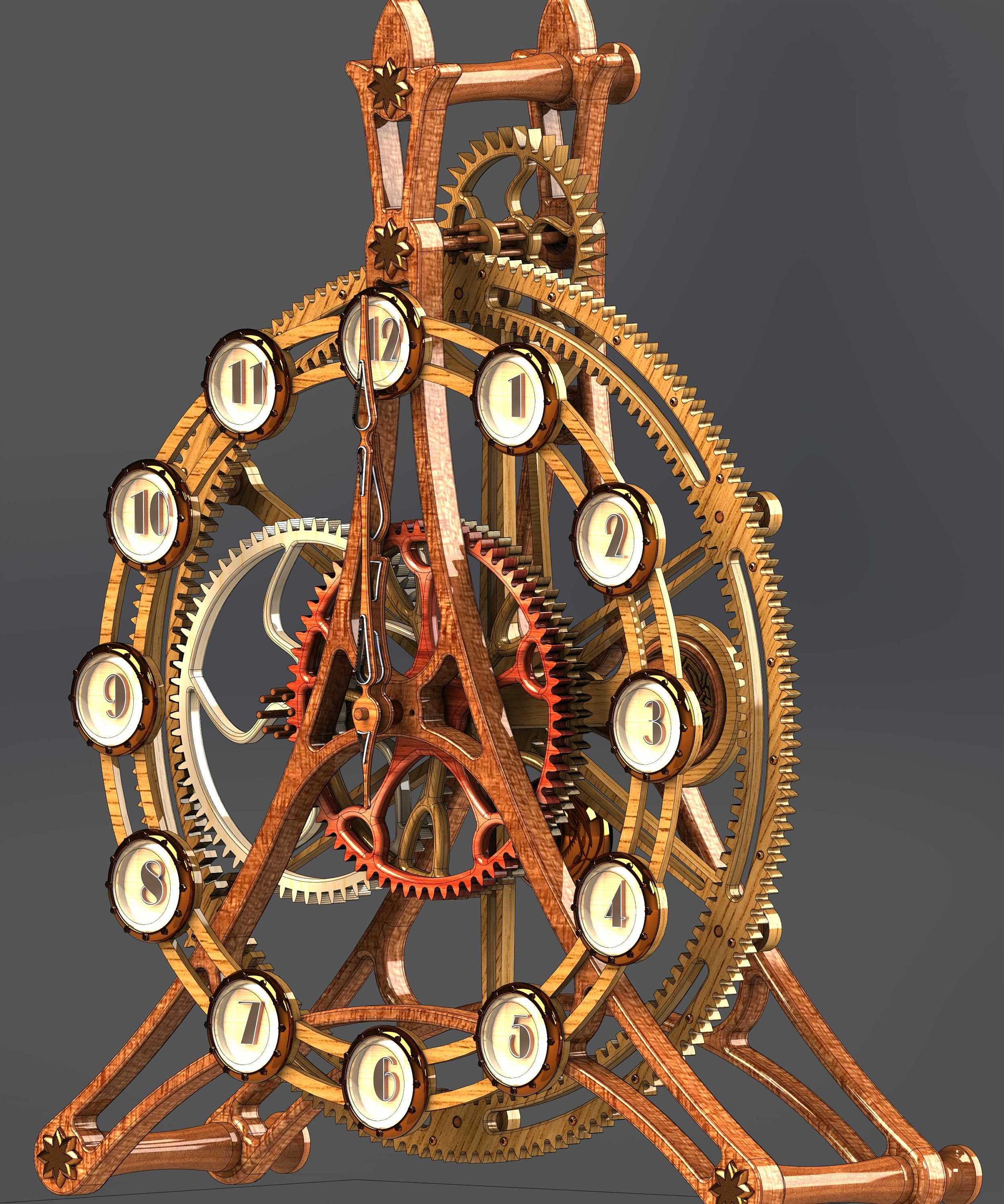 Clock Gears Mechanical Multilayers Cnc and Laser Cut Files - Etsy