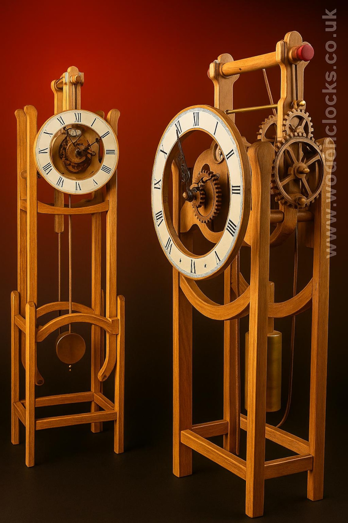 Wooden Many Gears Clock DXF and PDF Plans: CNC Laser Cut - Etsy