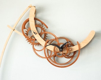 Pendulum Clock Design With Many Gears Multilayered - Etsy