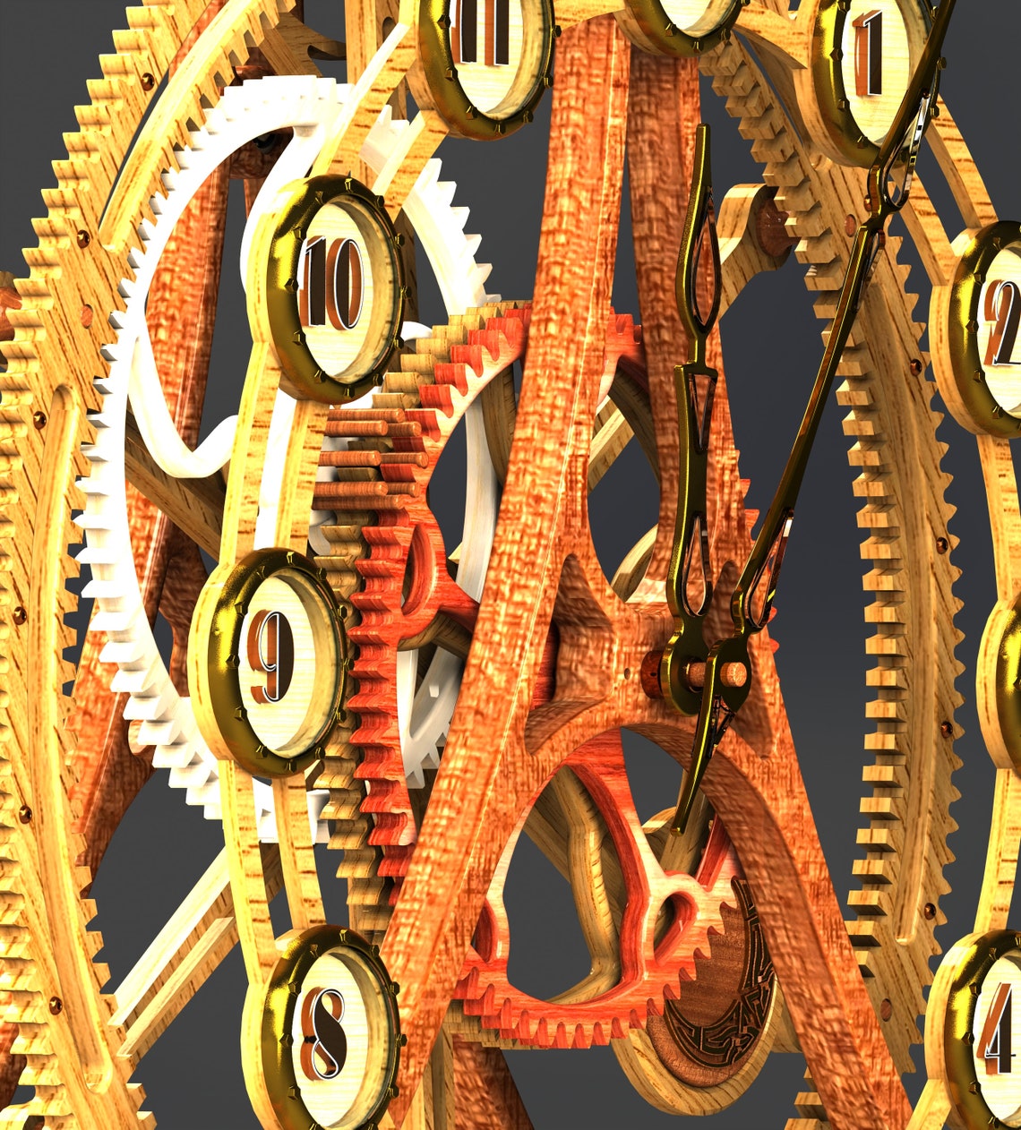 Clock Gears Mechanical Multilayers Cnc and Laser Cut Files - Etsy