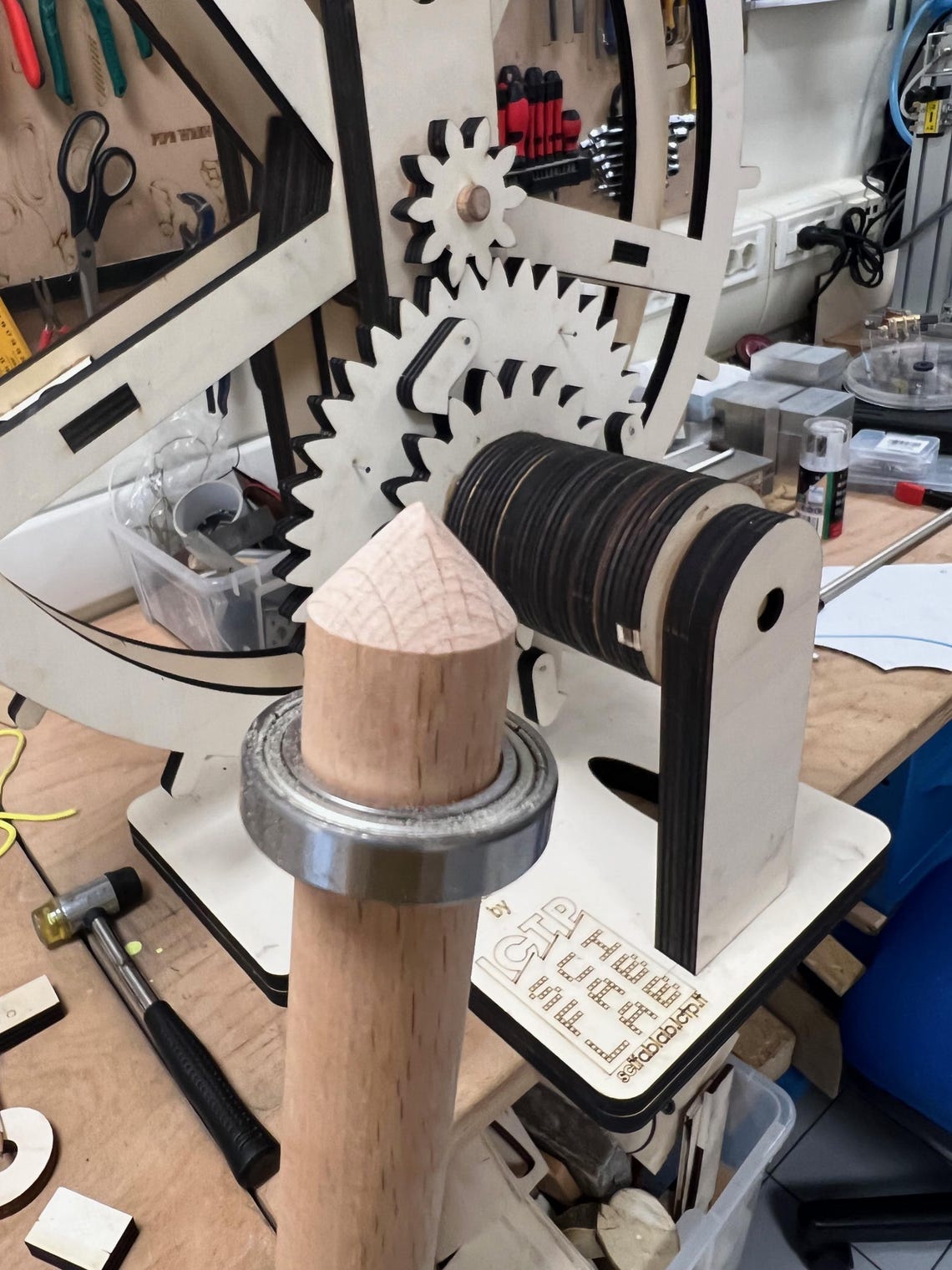 Wall Clock With Many Gears CNC and LASER CUT Dxf Files - Etsy UK