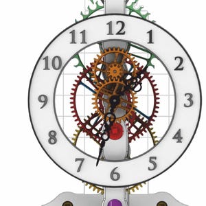 Layered Gear Wooden Clock: Laser & CNC Cut Files - Etsy