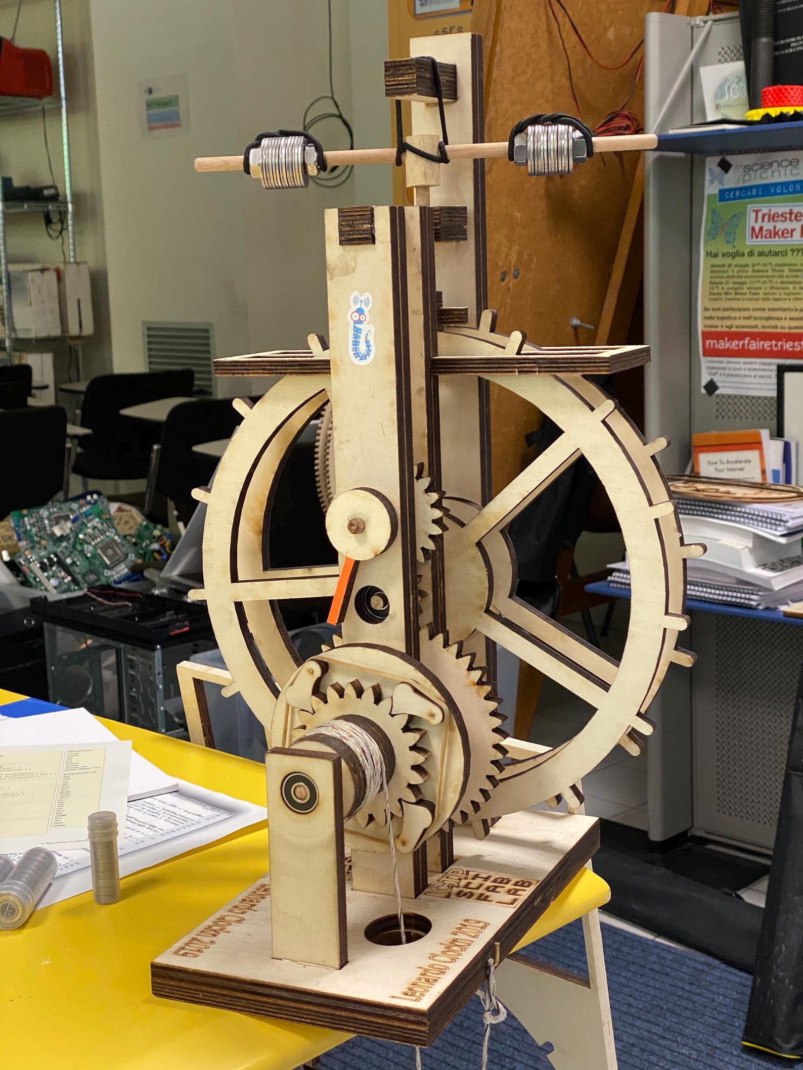 Wall Clock With Many Gears CNC and LASER CUT Dxf Files - Etsy