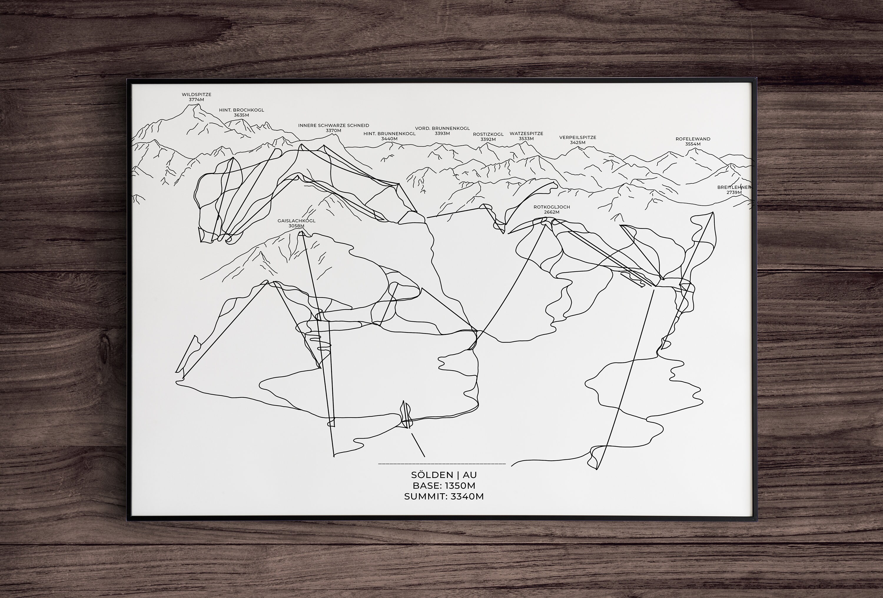 Ski Area, Ski Map, Slope Map Sölden, Ski Map, Skiing, Ski Vacation, Map ...