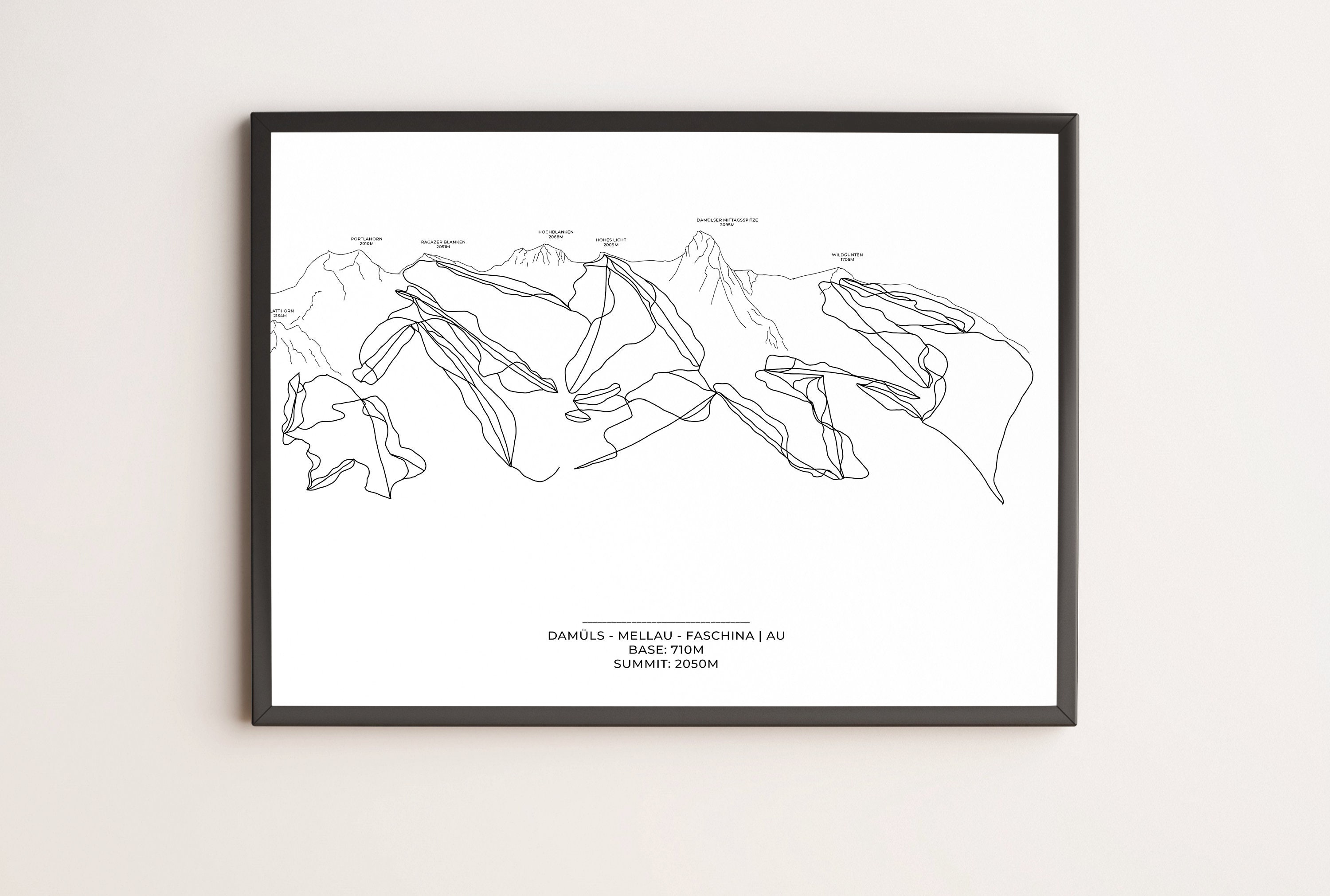 Ski Area, Skimap, Trail Map Damüls, Ski Map, Skiing, Ski Holiday, Map ...