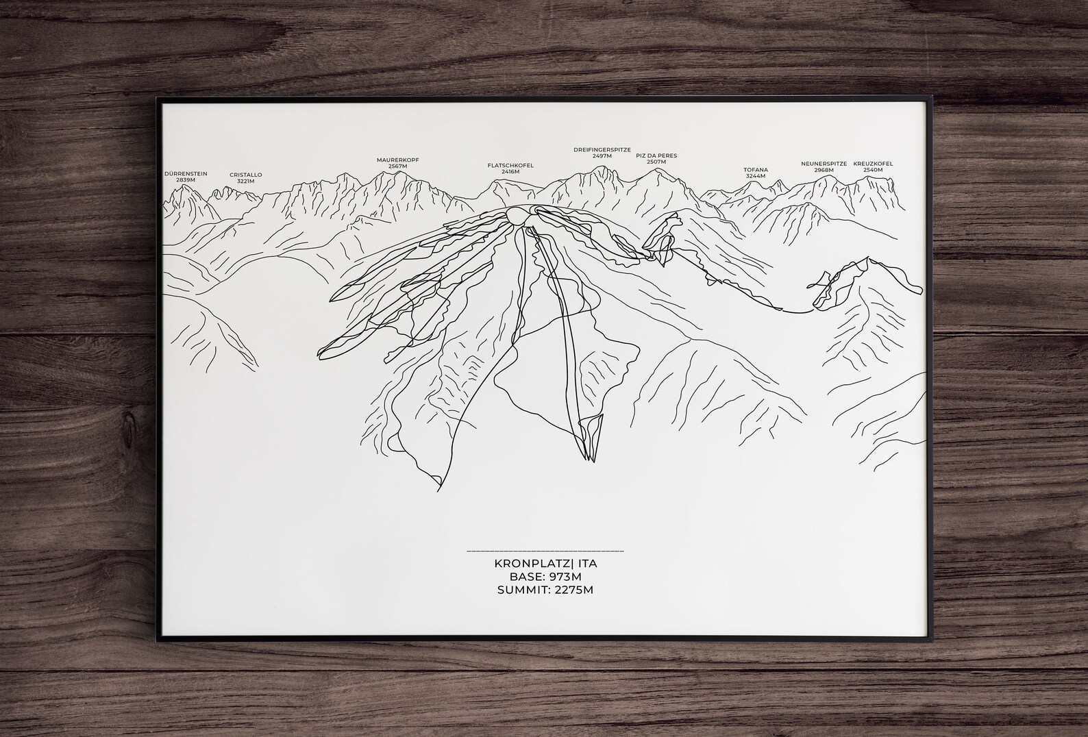 Ski Area, Skimap, Trail Map Kronplatz, Ski Map, Skiing, Ski Holiday ...