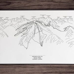 Ski Area, Skimap, Trail Map Kronplatz, Ski Map, Skiing, Ski Holiday ...