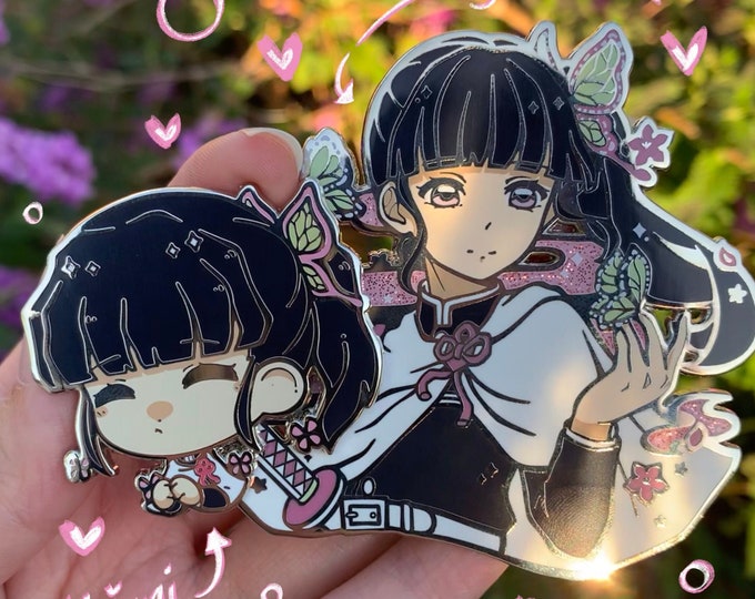 Anti-demon Kanao Flower Hashira Japanese Hard Enamel Pin itsache - Etsy