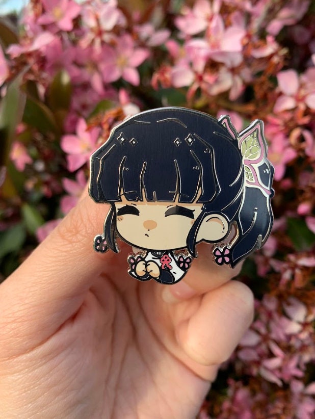 Anti-demon Kanao Flower Hashira Japanese Hard Enamel Pin itsache - Etsy