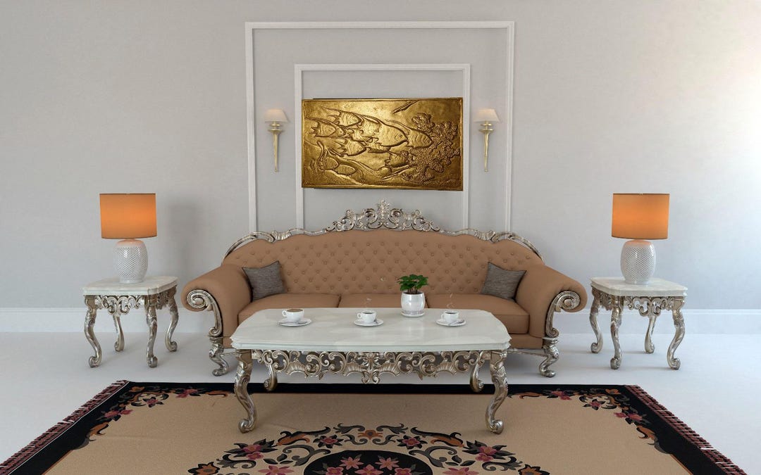 Fish Swimming Coral Reef ,relief Marble Plaques,wall Marble Plaques ...