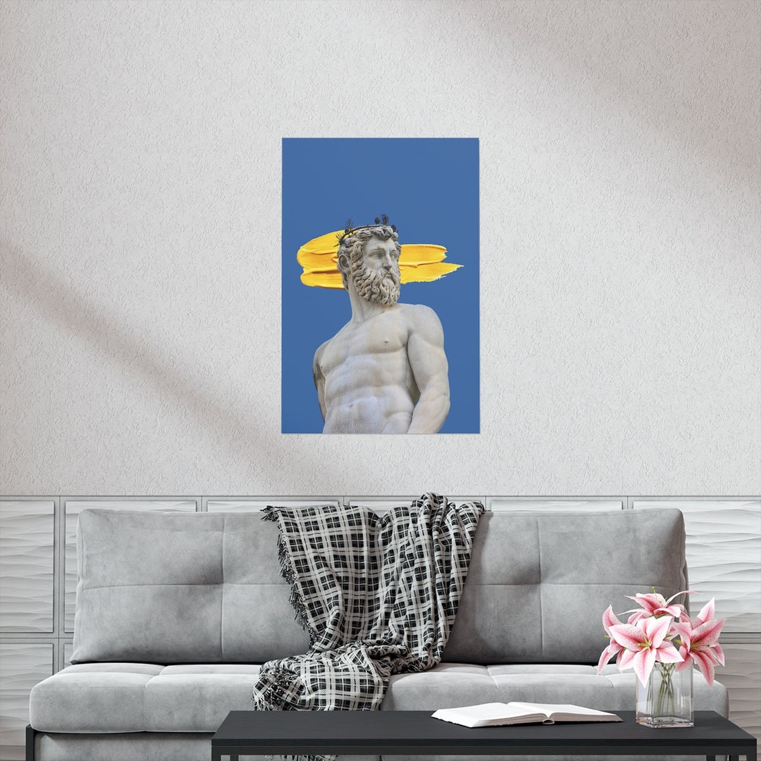 Zeus Poster Print: Greek Mythology Wall Art Power and - Etsy