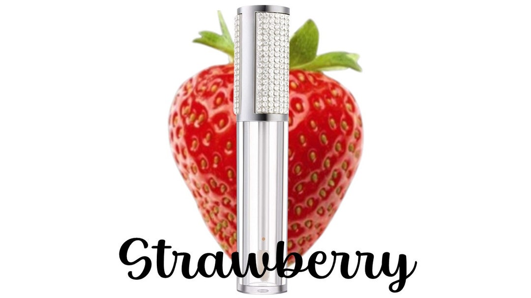 Personalized Strawberry Lip Gloss - Etsy