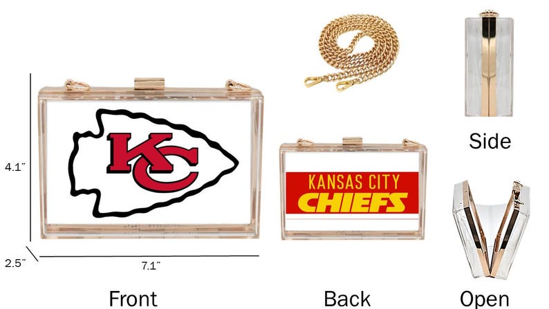 Kansas City Chiefs Purse Stadium Approved - Etsy