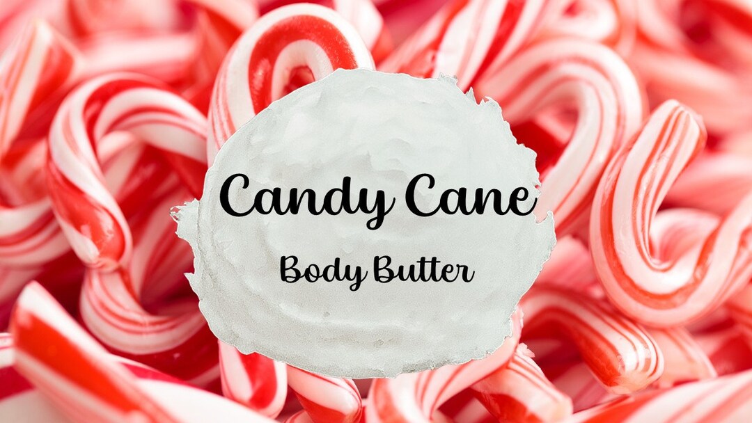 Candy Cane Body Butter - Whipped & Personalized Shea Butter Base - Etsy