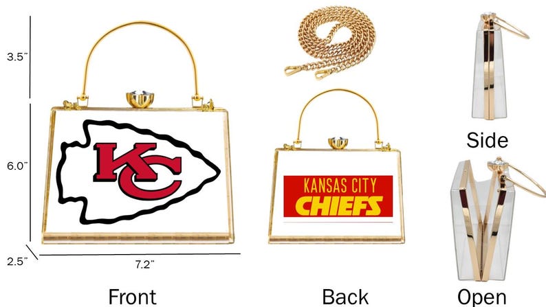 Kansas City Chiefs Purse Stadium Approved - Etsy