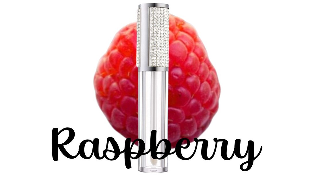 Personalized Raspberry Lip Gloss - Etsy