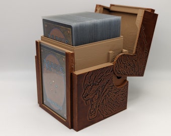 Wood Mtg Deck Box - Etsy