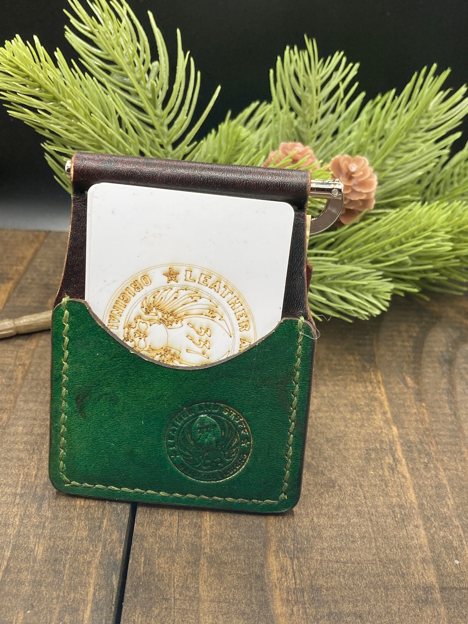 Minimalist Money Clip With Card Pockets - Etsy