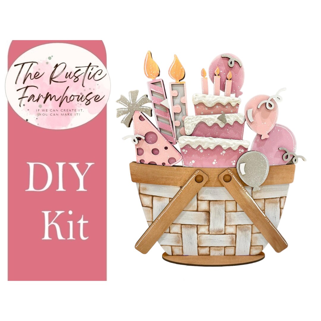 Happy Birthday Insert for the Interchangeable Flower Basket - Etsy