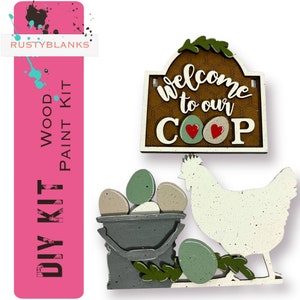 Welcome to Our Coop Interchangeable Sign and Insert for the Mini Post ...