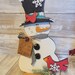 Standing Snowmen With Birds Christmas Decor - Etsy