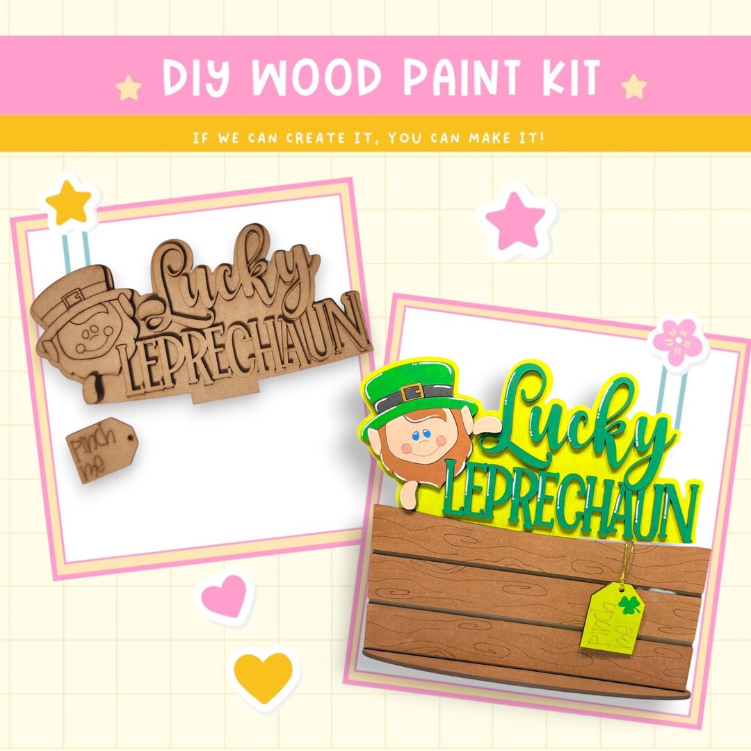 Lucky Leprechaun Insert for the Flower Basket DIY Kit - Etsy