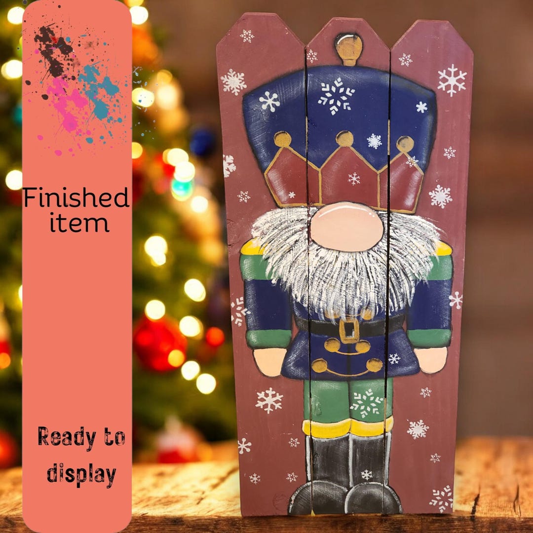 Handpainted Christmas Nutcracker Sign - Etsy