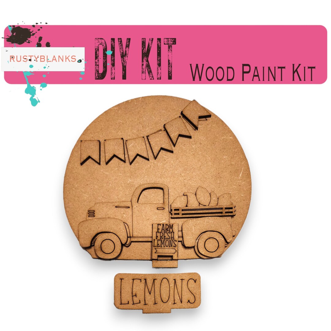 Lemon Truck Insert for Snow Globe DIY Interchangeable Decor, Gift for ...