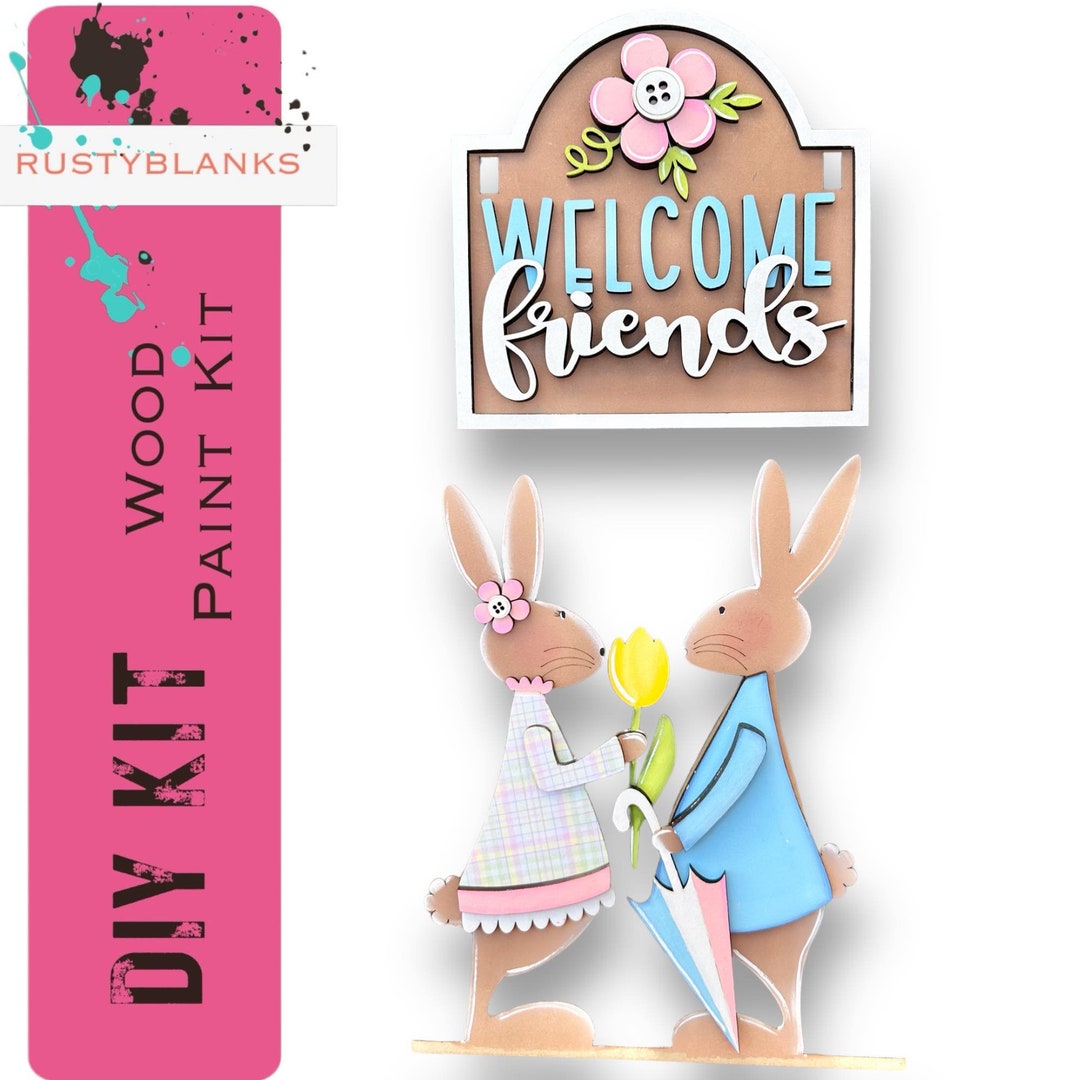 Welcome Friends Interchangeable Sign and Insert for the Mini Post - Etsy